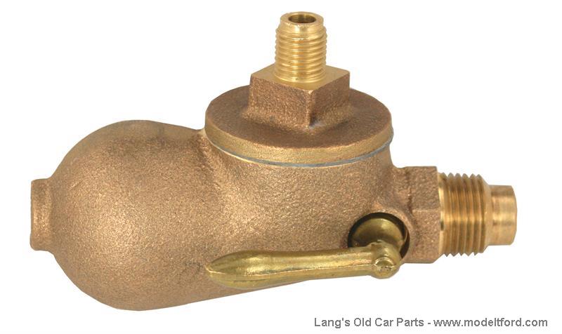 Model T Sediment bulb and shut off, for frame mounted tanks., 2902B