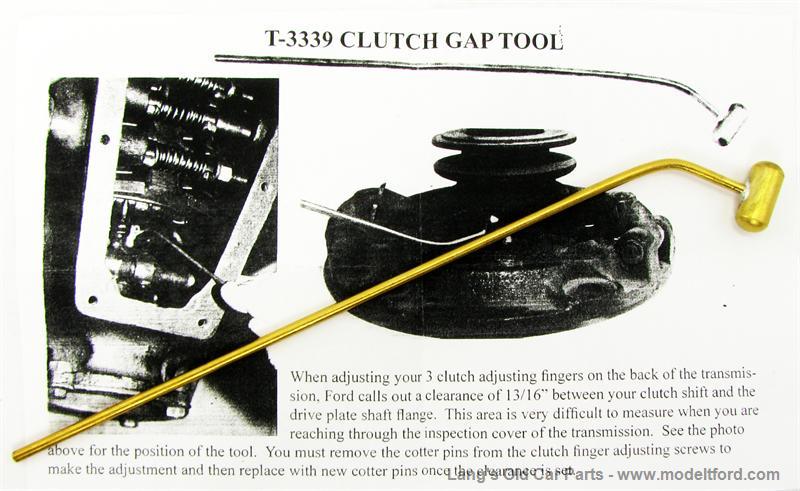 Model T Transmission Clutch Gap Tool, 3339