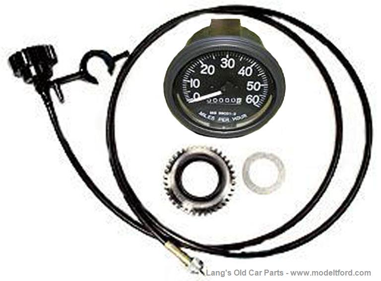 Model T Speedometer and set up, Modern Style, SPEED-S