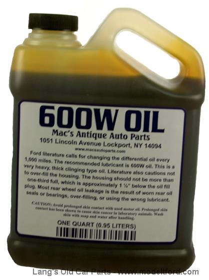 Model T 600W rear axle grease, 1 qt. container, 600W