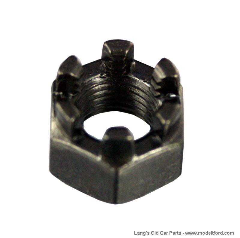 Model T Axle shaft castellated nut, 2507