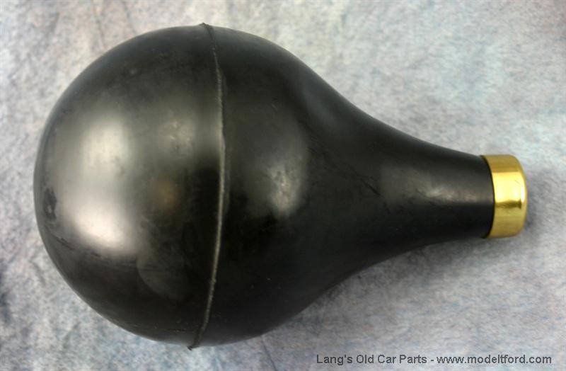 Model T Horn rubber bulb, 3 inch diameter, 6432RBS