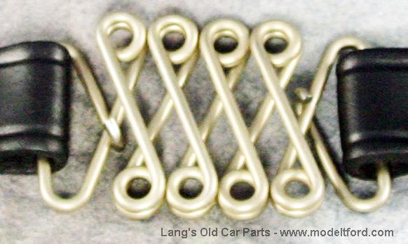 Model T Stainless steel scissor springs clip for hood strap, 4052SSPR